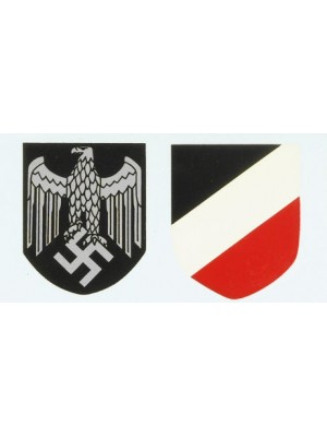 Replica of WW2 German Army Helmet Decals for Sale