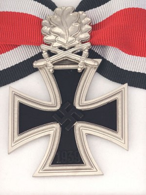German WWII Knight Cross of the Iron Cross with Oak Leaf & Swords